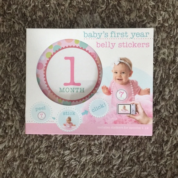 Other | Babys First Year Belly Stickers | Poshmark